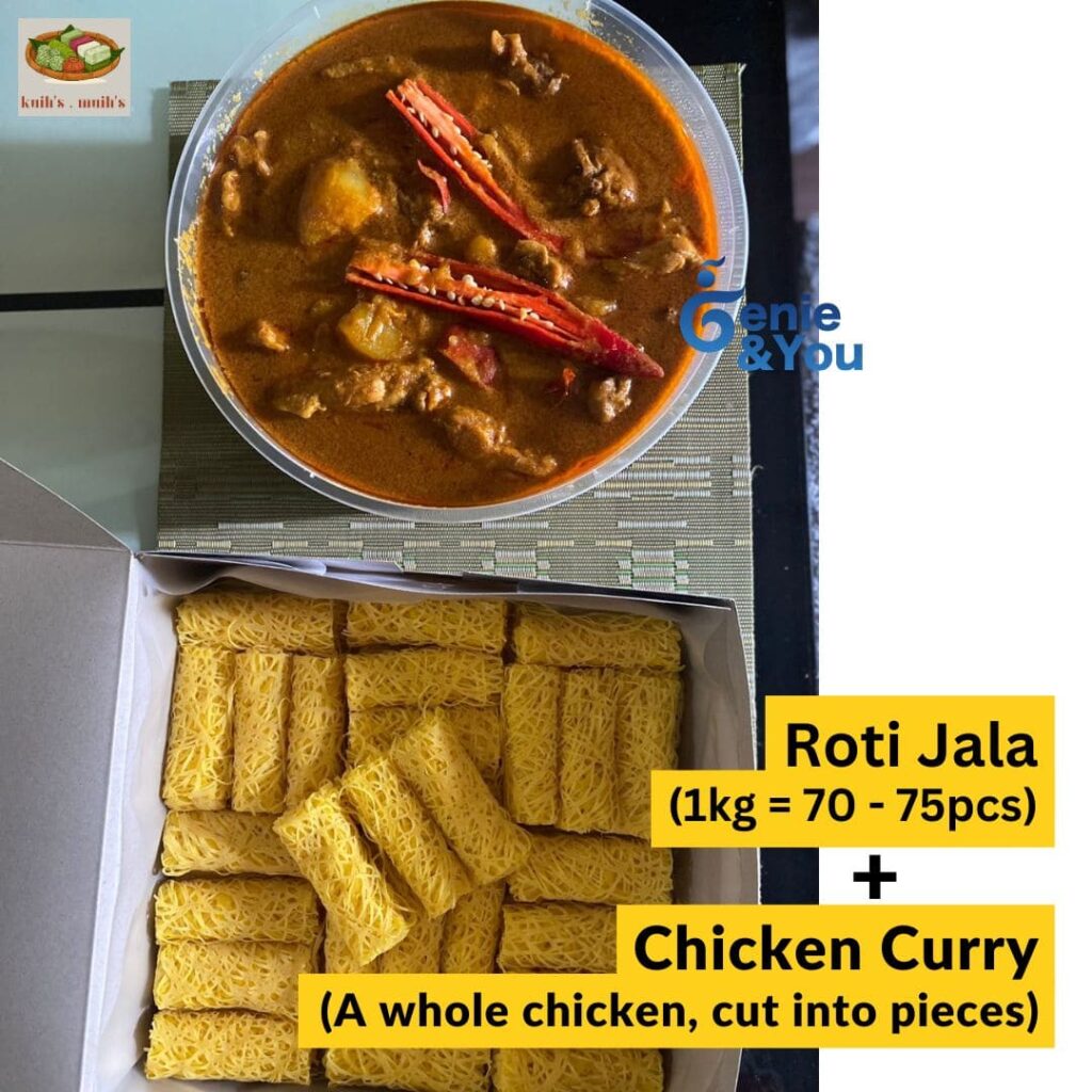 Roti Jala & Chicken Curry - Genie & You