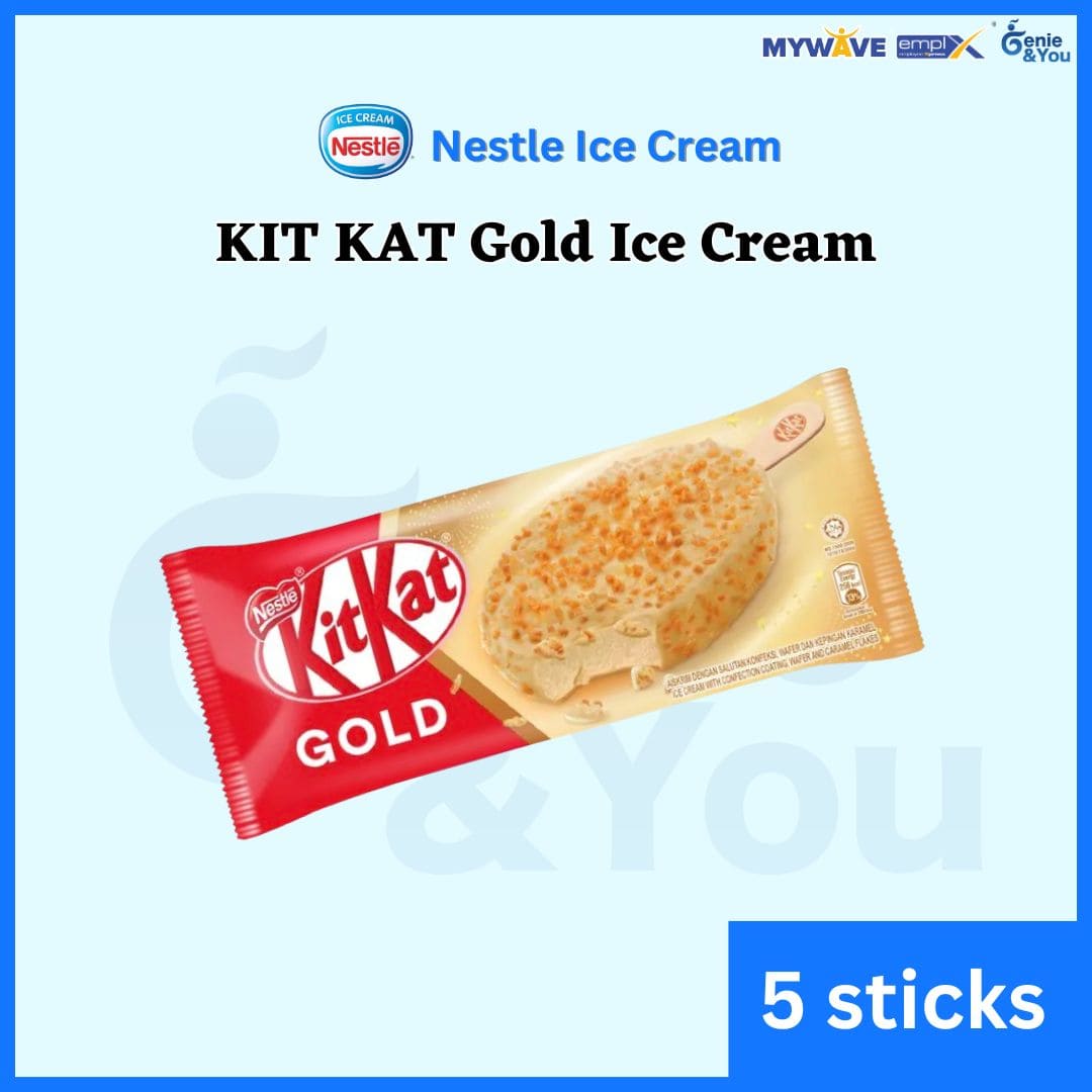KIT KAT Gold Ice Cream (5 Sticks) - Genie & You