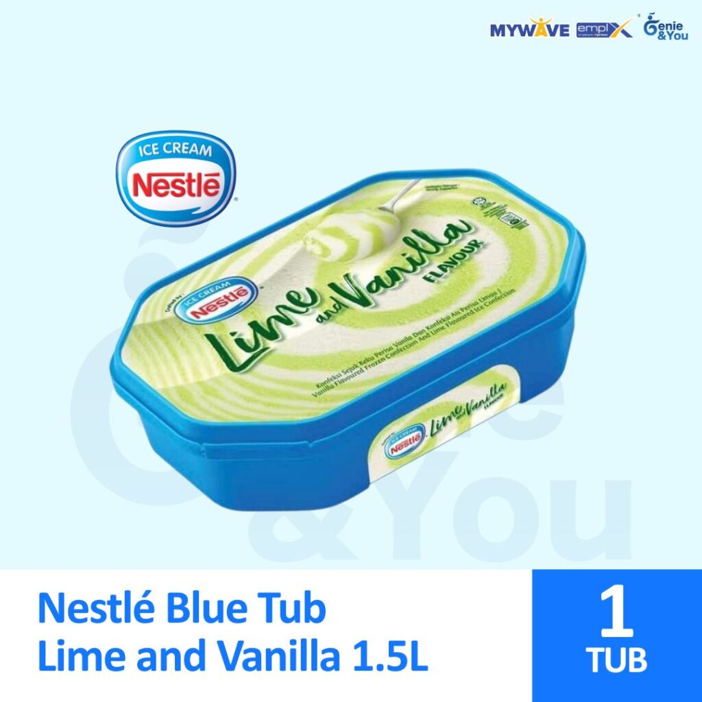 Nestlé Blue Tub Lime and Vanilla 1.5L